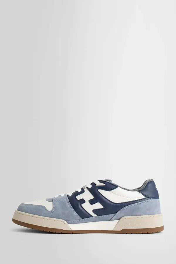 Fendi Panelled Low-top Sneakers - Blue