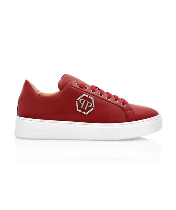 Philipp Plein Logo Detail Sneakers - White