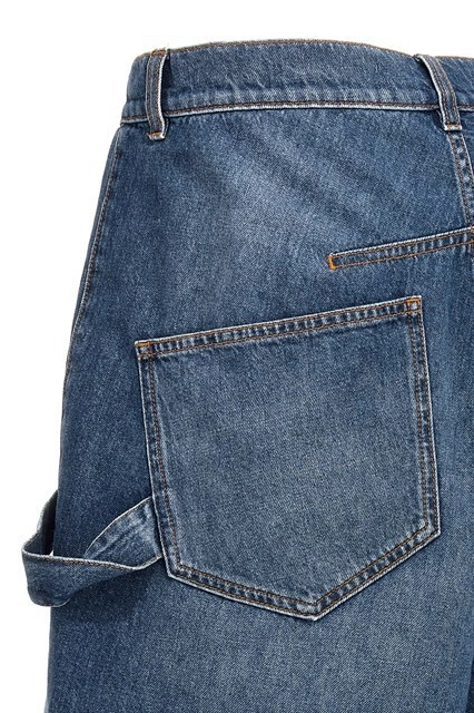 J.W.ANDERSON Twisted Wide-leg Denim Shorts