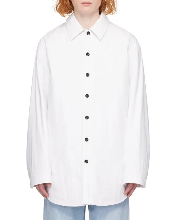 Bottega Veneta Frosted Poplin Padded Jacket