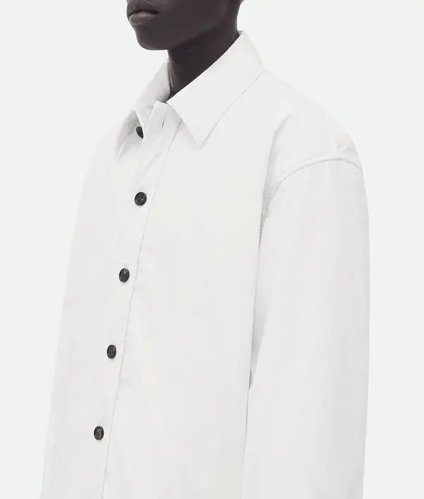 Bottega Veneta Frosted Poplin Padded Jacket