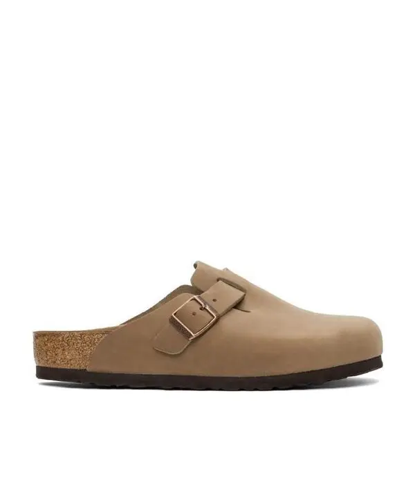 BIRKENSTOCK Logo Detailed Clogs