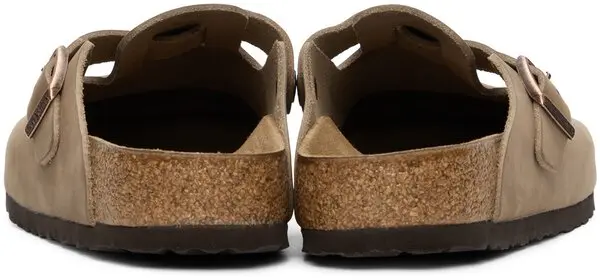 BIRKENSTOCK Logo Detailed Clogs