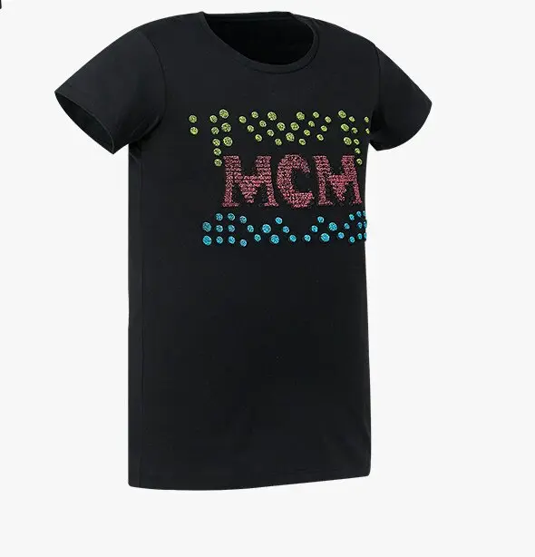 Mcm Embellished Logo T-shirt