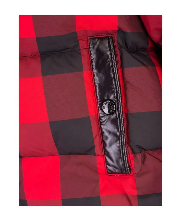 Moncler Downfilled Plaid Hooded Jacket