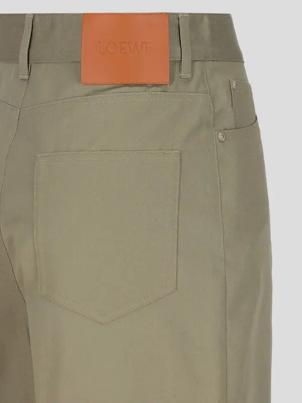 Loewe Logo Patch High-waist Trousers