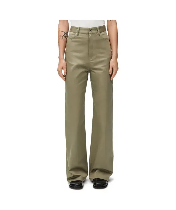 Loewe Logo Patch High-waist Trousers