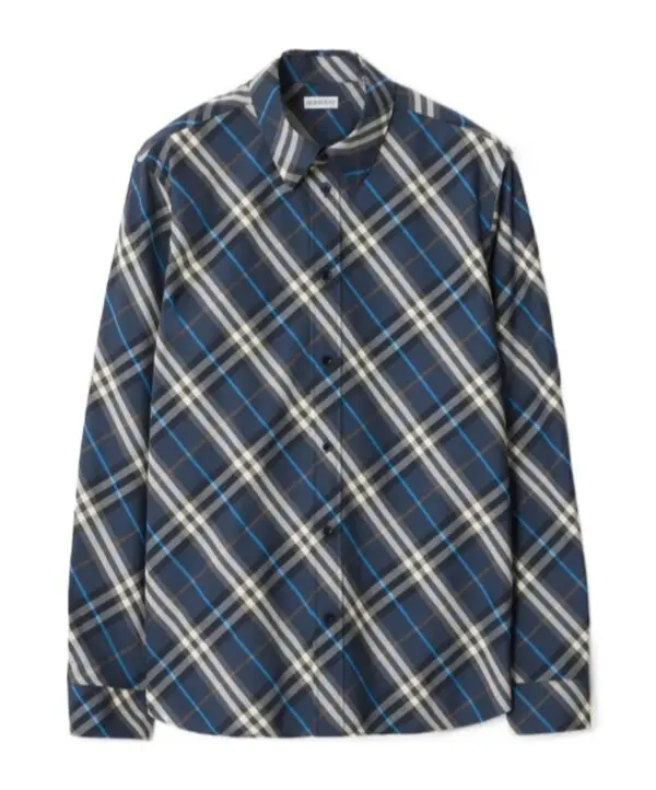 Burberry Long Sleeved Checked Shirt