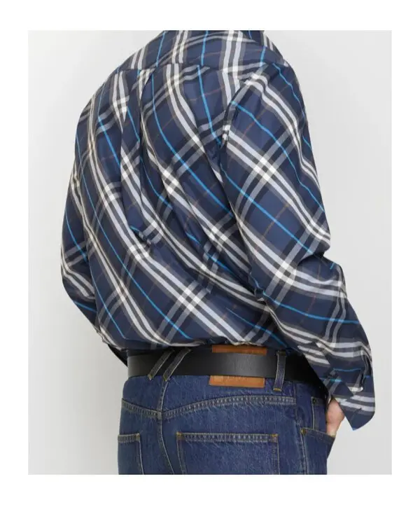 Burberry Long Sleeved Checked Shirt