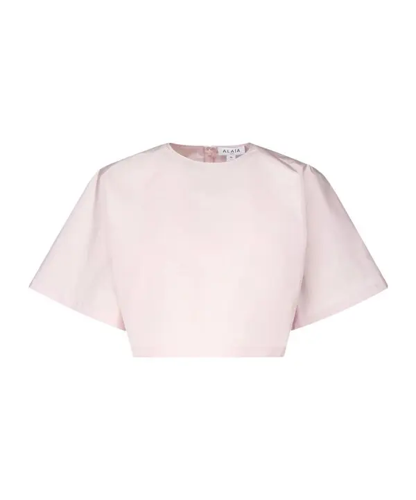 Alaïa Taffeta T-shirt - Pink