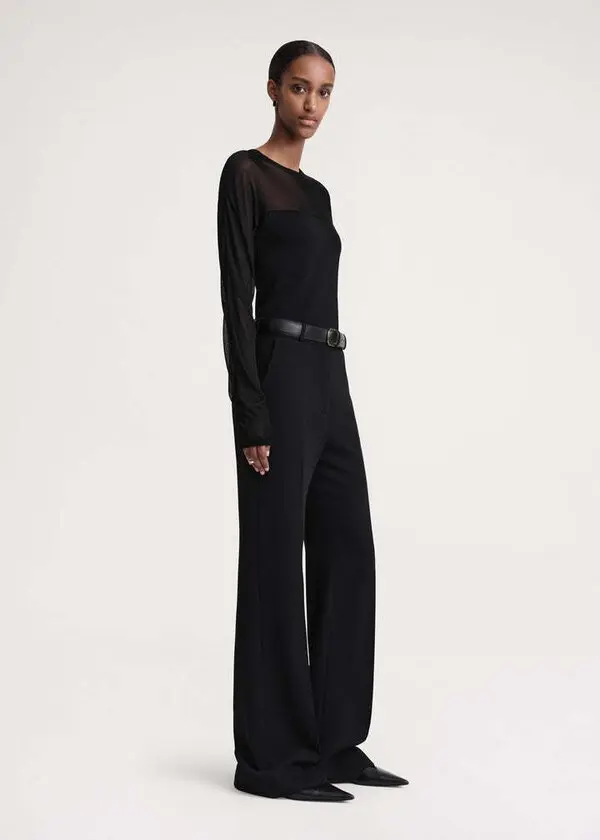 TOTEME Belt-looped Mid-rise Tailored Trousers