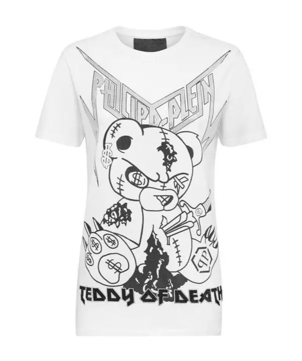 Philipp Plein Logo Details T-shirt - White