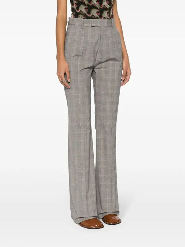VIVIENNE WESTWOOD Plaid Flare Trousers