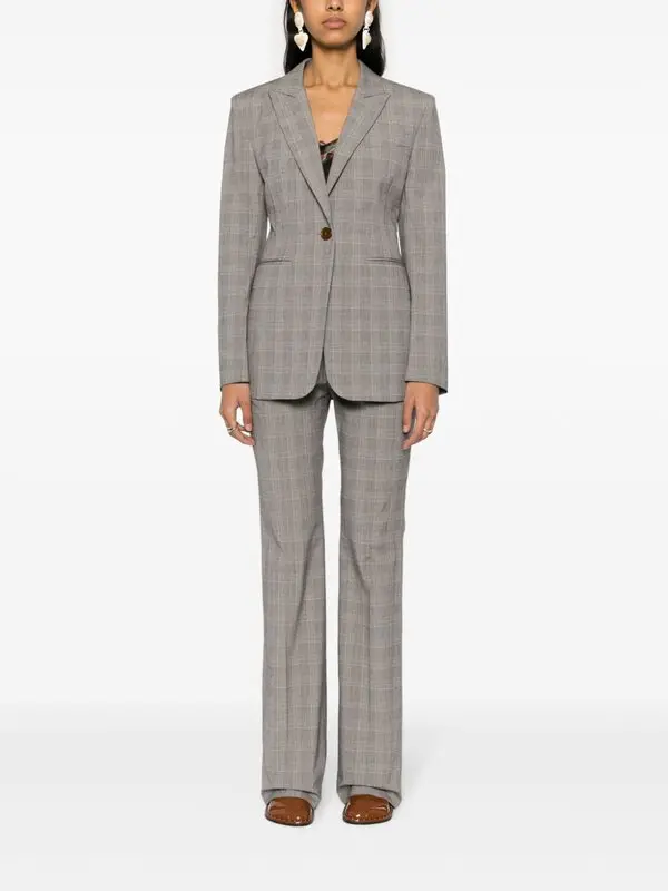 VIVIENNE WESTWOOD Plaid Flare Trousers
