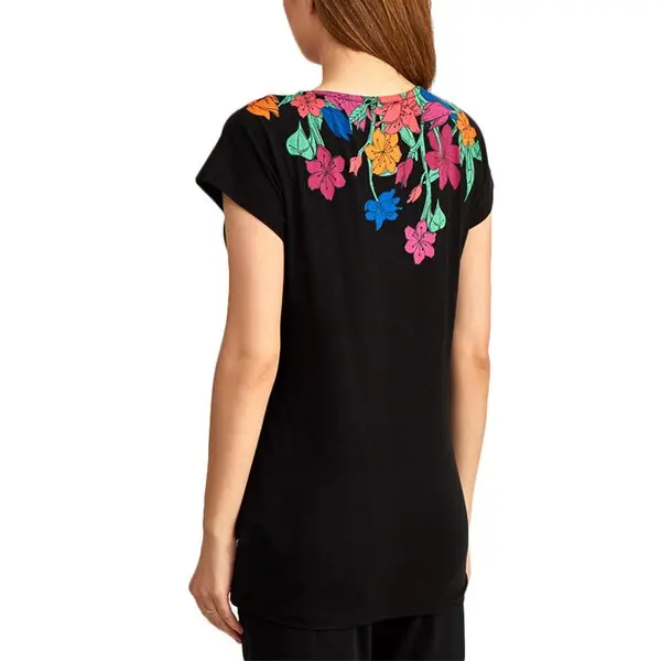 Emporio Armani Short Sleeve T-shirt With Floral Print