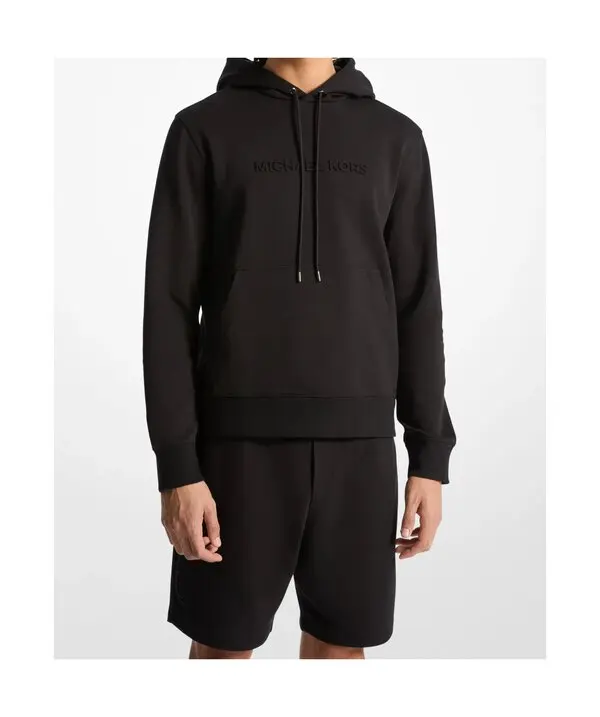 Michael Kors Embossed Logo Drawstring Hoodie