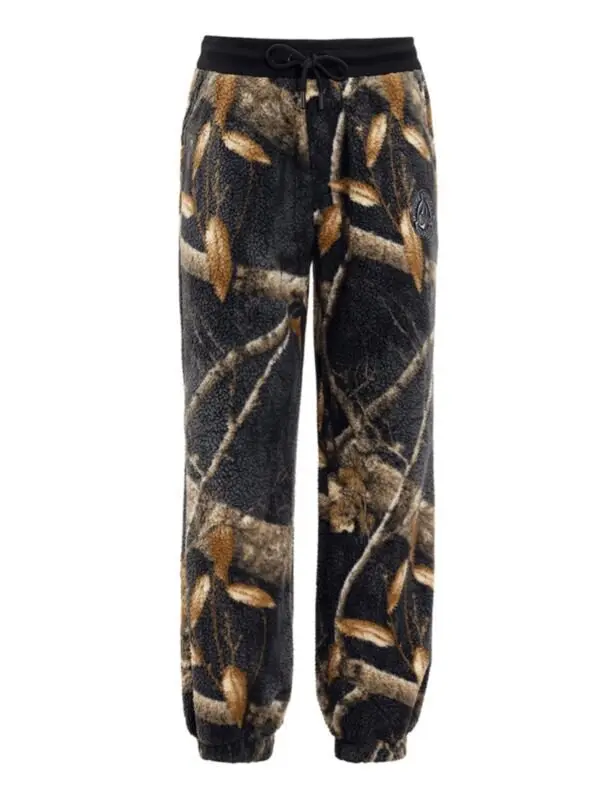Moose Knuckles Graphic-print Fleece Track Pants - Black