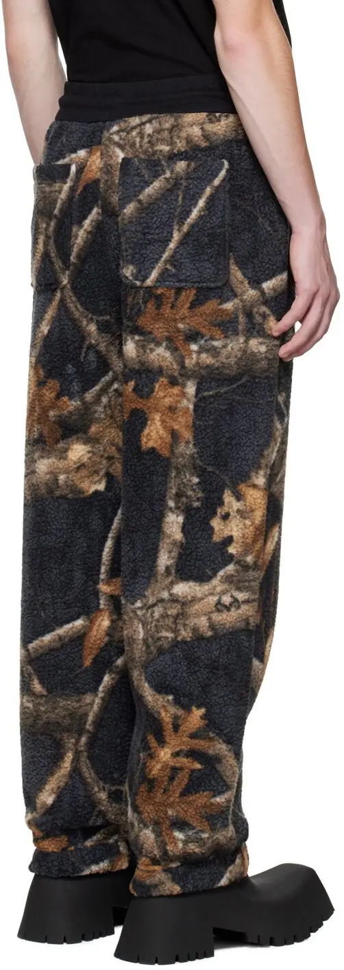 Moose Knuckles Graphic-print Fleece Track Pants - Black