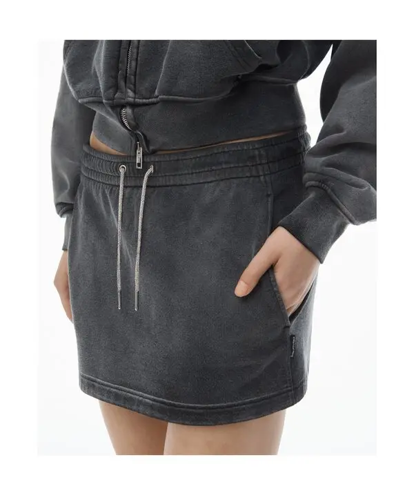 Alexander Wang Crystal Hotfix Tube Mini Skirt