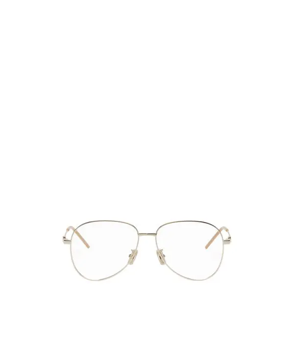 Givenchy Round Frame Eyeglasses - Light Gold
