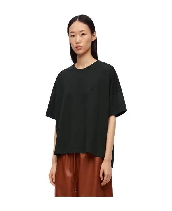 Loewe Boxy Fit T-shirt With Anagram Embroidery