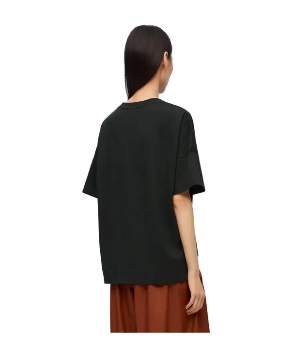 Loewe Boxy Fit T-shirt With Anagram Embroidery