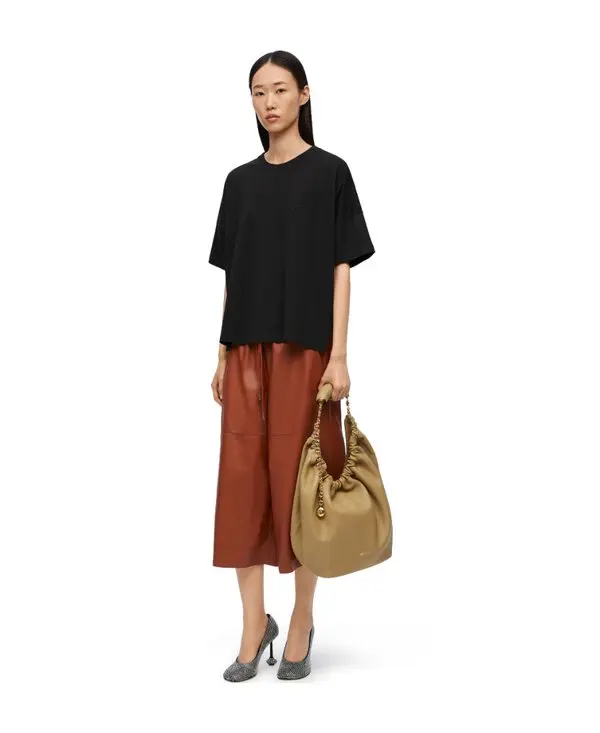 Loewe Boxy Fit T-shirt With Anagram Embroidery