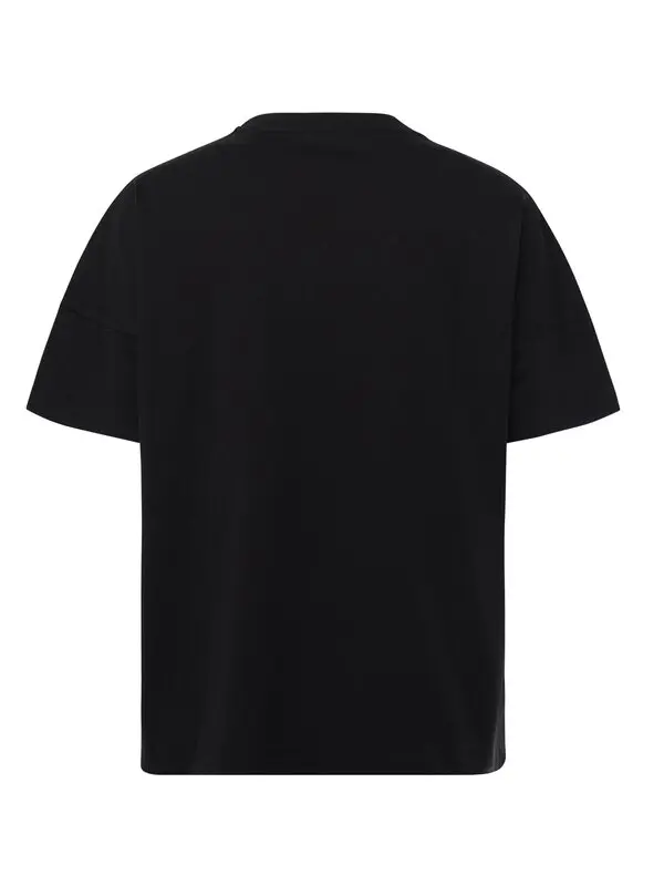Loewe Monogram Embroidered Crewneck T-shirt - Black