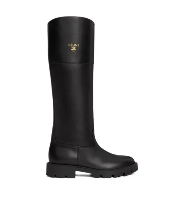 Celine Margaret High Boot In Calfskin