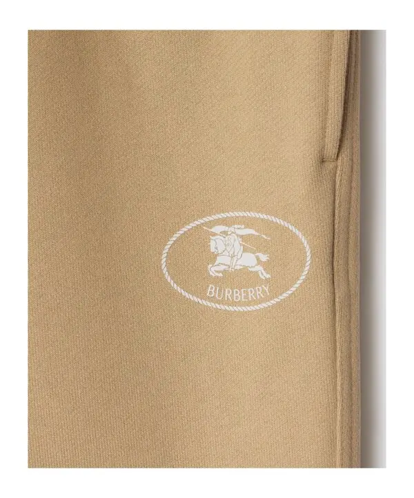 Burberry Knight Stamp Cotton Shorts