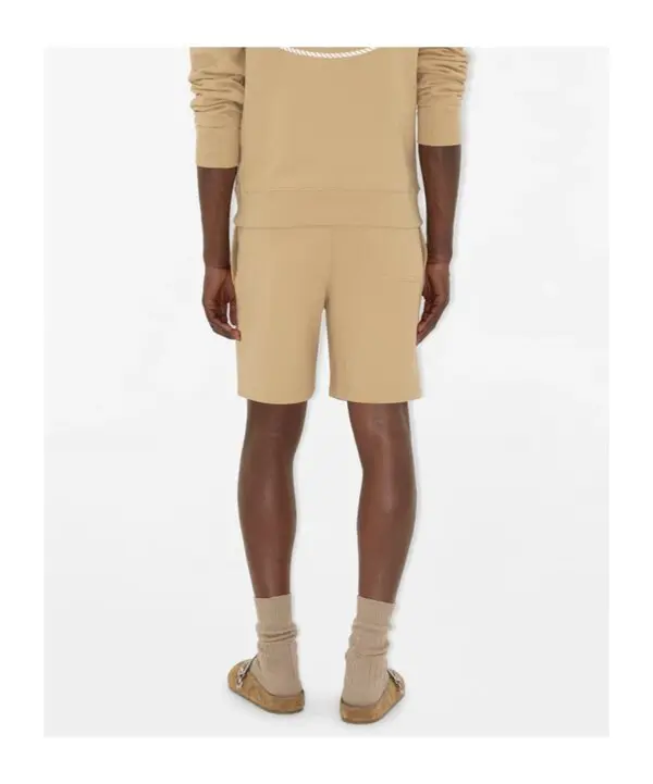 Burberry Knight Stamp Cotton Shorts