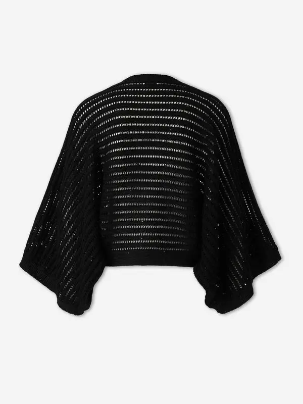 Peserico Openwork Knitwear - Black