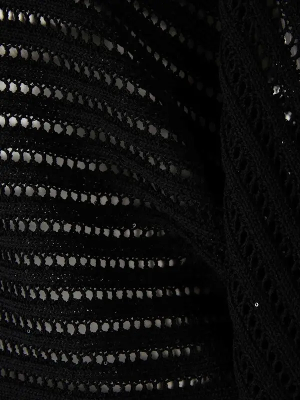 Peserico Openwork Knitwear - Black