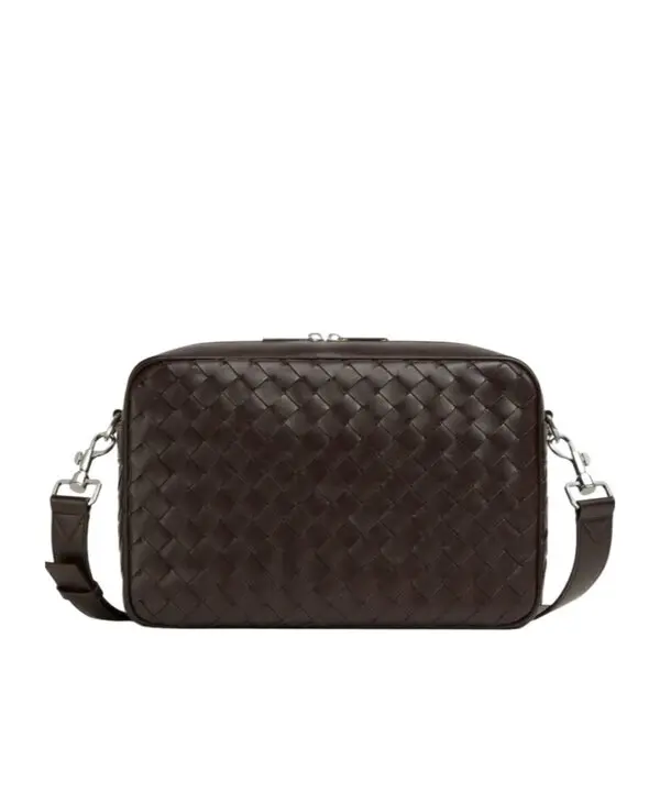 Bottega Veneta Medium Intrecciato Camera Bag - Fudge Color