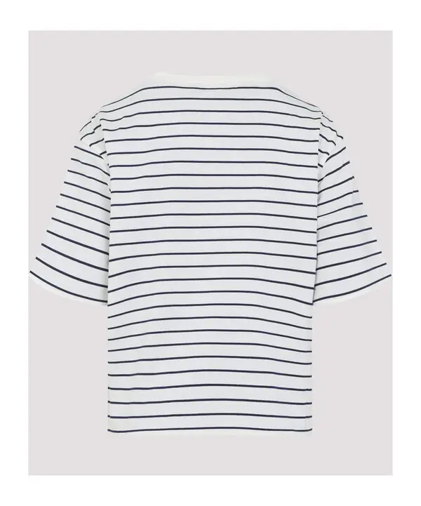Miu Miu Striped Short-sleeved T-shirt
