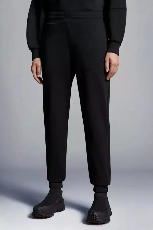 Moncler Logo Patch Track Pants - Black