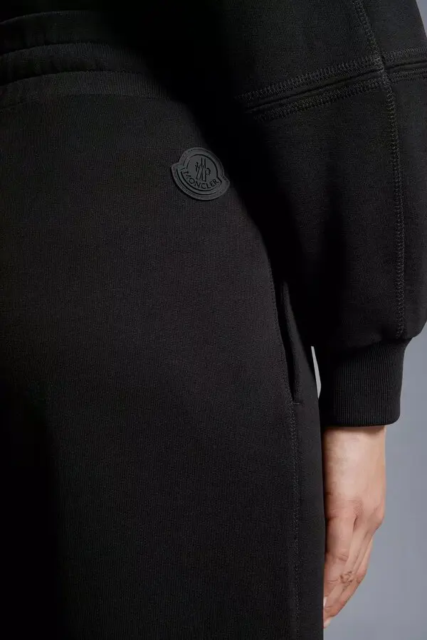 Moncler Logo Patch Track Pants - Black