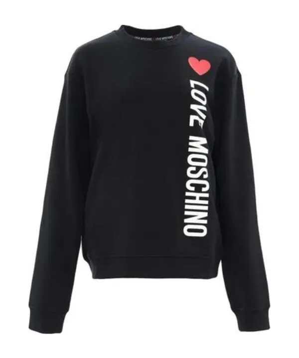 Moschino Printed Sweater - Black