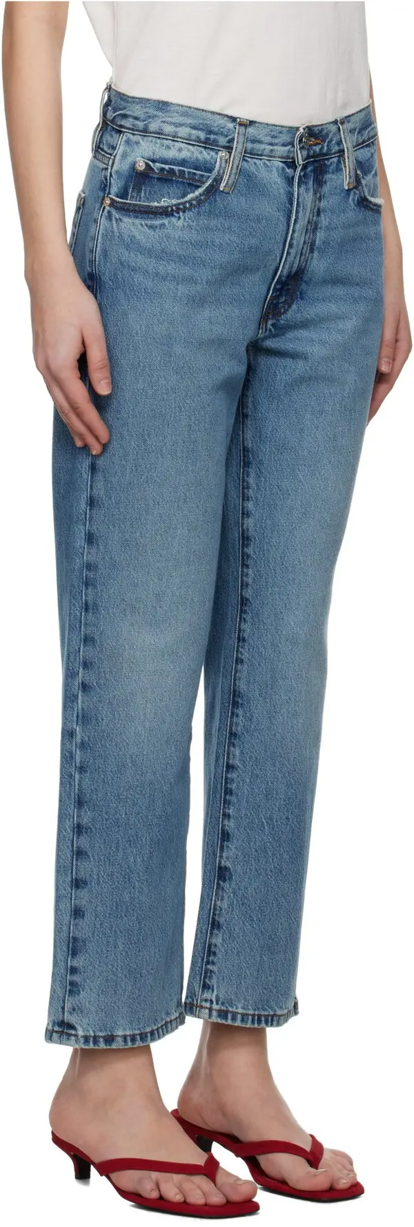 FRAME The Hang Mid Rise Jeans - Seattle