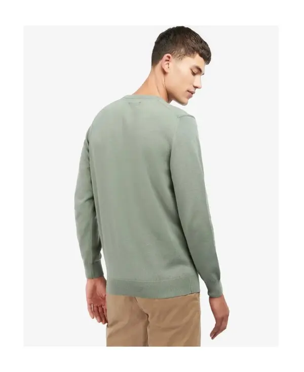 Barbour Pima Crewneck Jumper - Gray