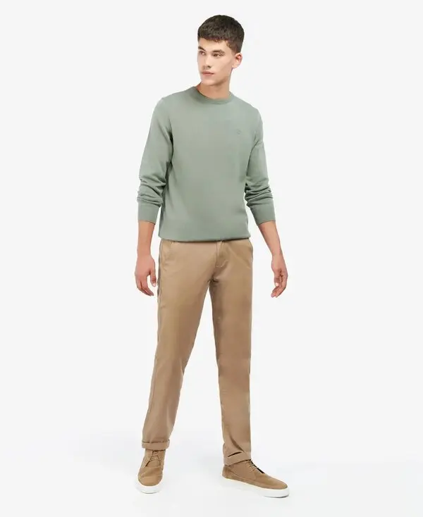 Barbour Pima Crewneck Jumper - Gray