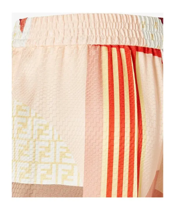 Fendi Abstract Print Wide-leg Pants