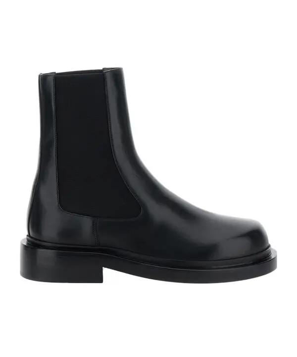JIL SANDER Round Toe Ankle Boots
