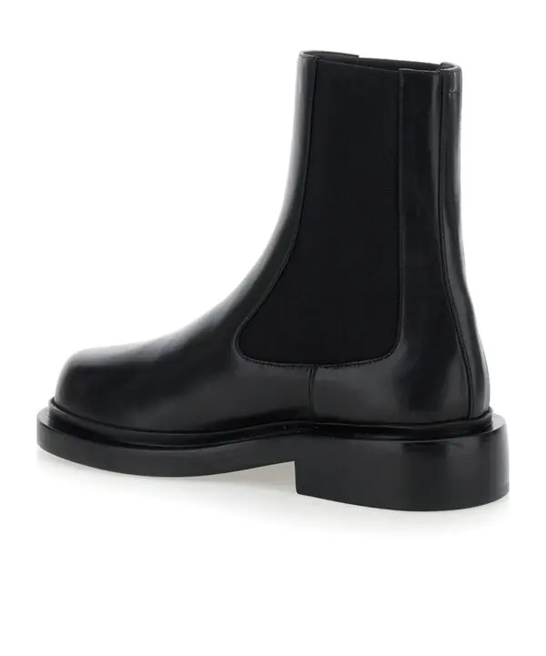 JIL SANDER Round Toe Ankle Boots