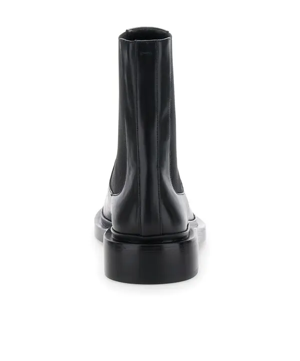 JIL SANDER Round Toe Ankle Boots