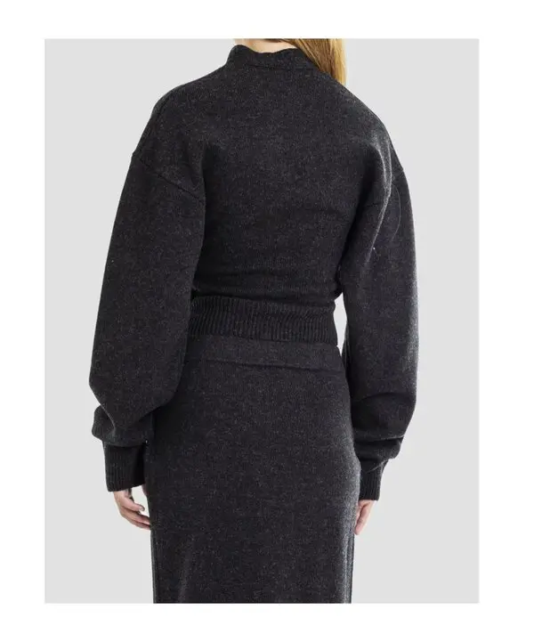 Balenciaga Cross-over Knit Sweater