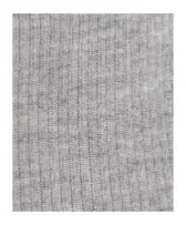 Khaite Tania Ribbed V-neck Long Sleeve Top - Mercury