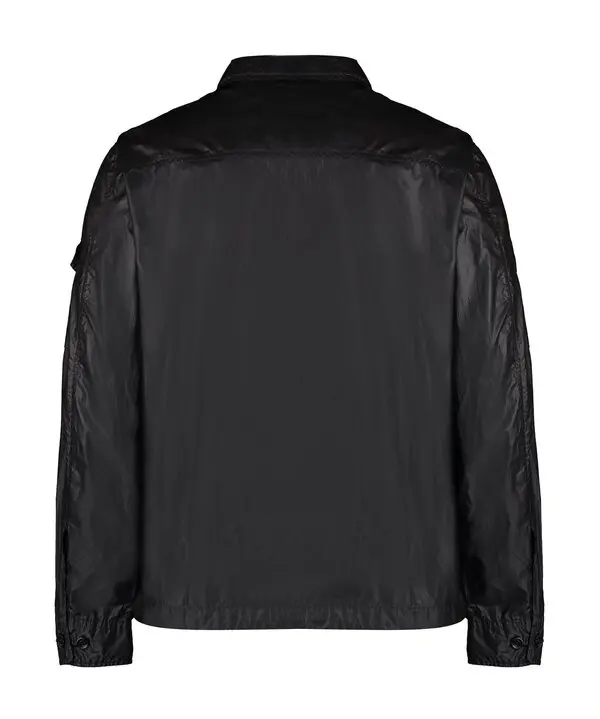 C.P. COMPANY Long Sleeved Cs Ii Lens-detail Shirt Jacket - Black