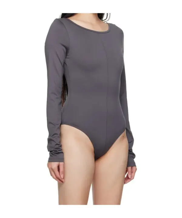 AGOLDE Backless Boat Neck Bodysuit