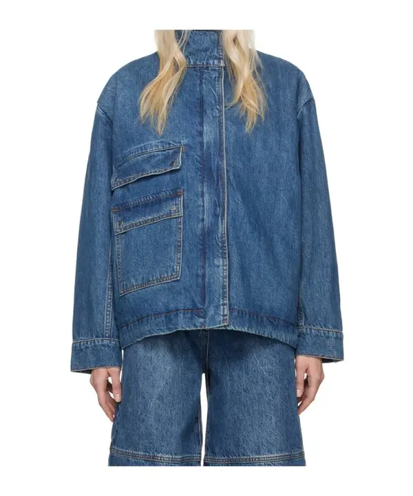 Co Denim Bomber Jacket